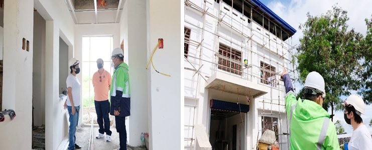 Leyte 4th DEO inspect new PNP building in Ormoc City - Leyte Samar Daily News