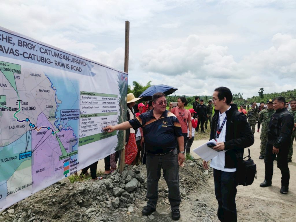 Rep. Marcelino Libanan conducts monitoring of Jipapad to Las Navas Road ...