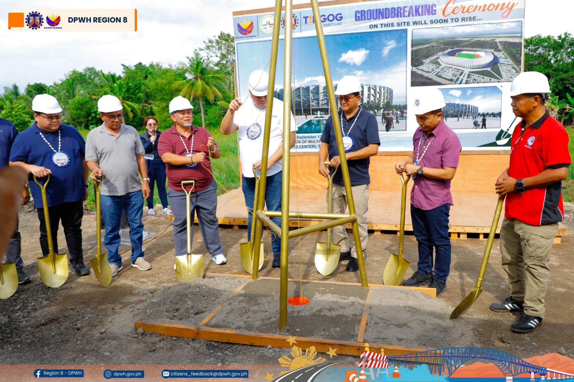 Work on the proposed sports stadium in Tolosa, Leyte commences - Leyte ...