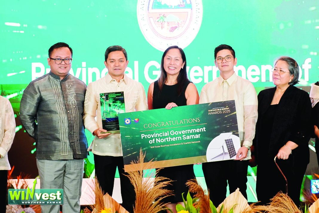 Northern Samar wins DOE sustainable energy award for renewable power ...