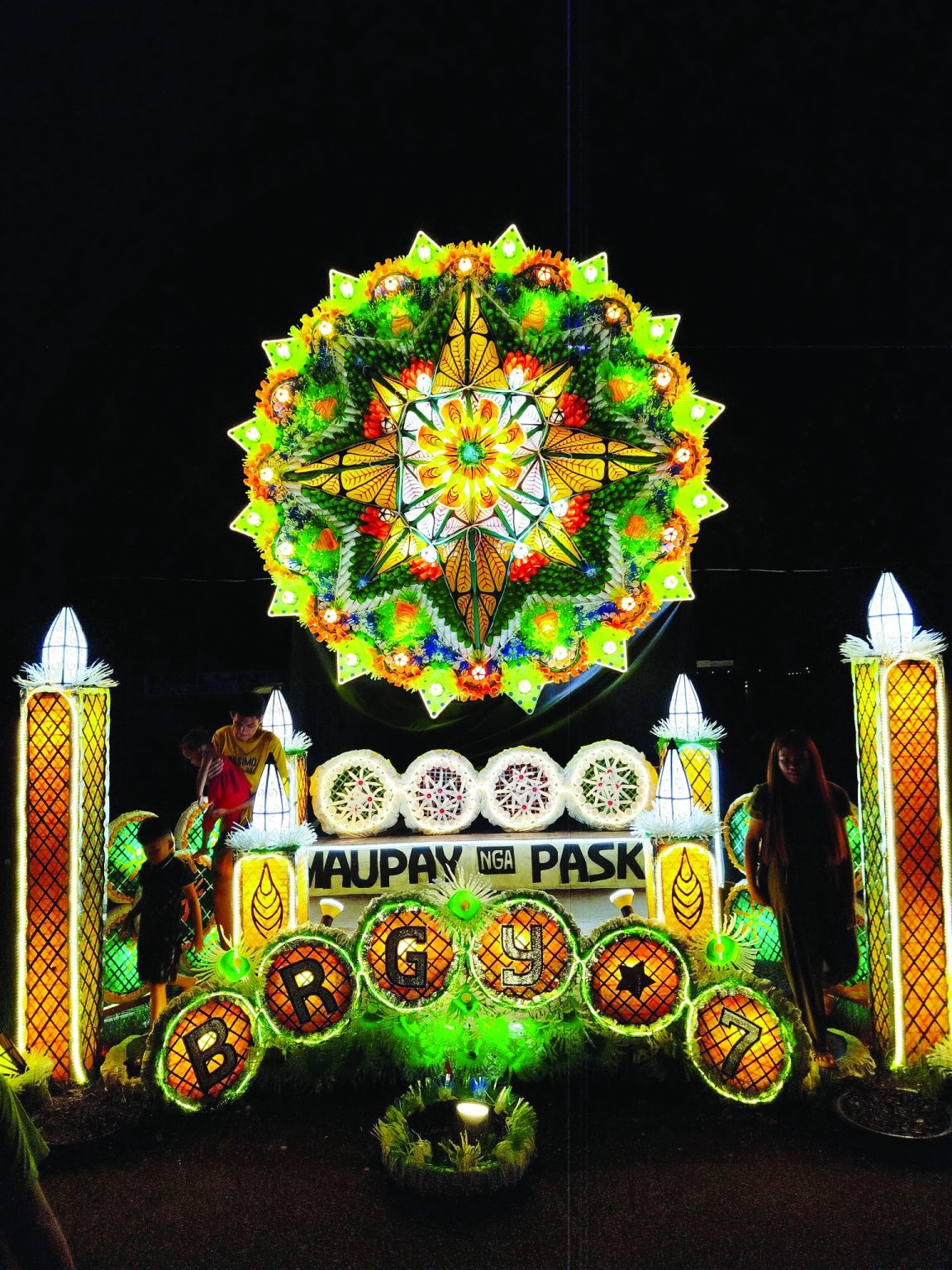 Barangay 07 wins top honor at Can-avid Giant Lantern Festival - Leyte ...