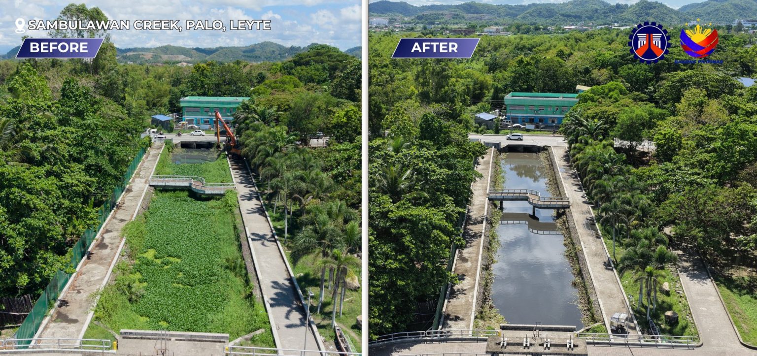 DPWH steps up flood preparedness with desilting works in Palo creek ...